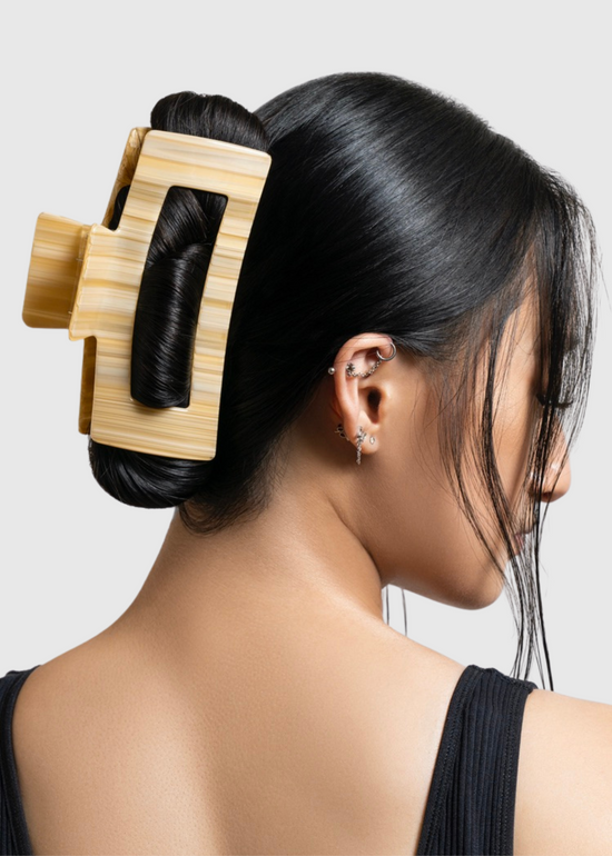Double Spring Claw Clip for Thick Long Hair | Jumbo Clip | Acrasia